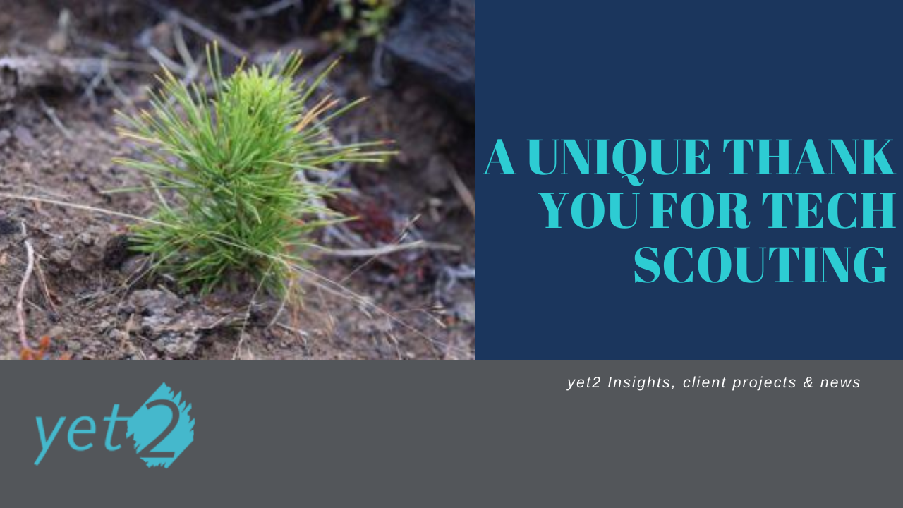 A Unique Thank You for Tech Scouting - yet2